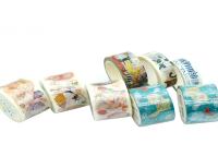 China Easy Tear Skinny Cats Masking Washi Tape For Scrapbook Layouts for sale