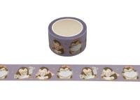 China Christmas Multicolour Cartoon Glitter Washi Tape for sale