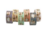 China Christmas Multicolour Cartoon Glitter Washi Tape for sale