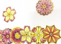 China 15mm Gold Foil Label Stickers For Decoration for sale