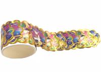 China Single Sided Acrylic Adhesive Gold Foil Washi Tape for sale