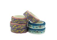 China Elegant Die Cut Paper Adhesive Washi Tape For Arts for sale