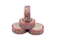 China Elegant Die Cut Paper Adhesive Washi Tape For Arts for sale