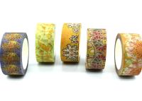 China Craft Decorative 15mm Glitter Washi Paper Tape for sale