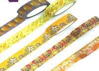 China Craft Decorative 15mm Glitter Washi Paper Tape for sale