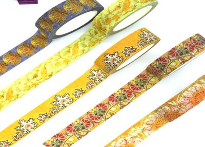 China Craft Decorative 15mm Glitter Washi Paper Tape for sale