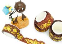 China Single Sided Glitter Die Cut Washi Tape For Cute Cards for sale