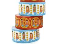 China Gift Box Packing 10mm*10m Die Cut Masking Tape for sale