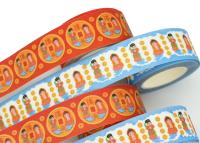China Gift Box Packing 10mm*10m Die Cut Masking Tape for sale