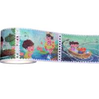 China Adhesive Japanese Tape Custom Printed Die Cut Kawaii Cute Washi Tape for sale