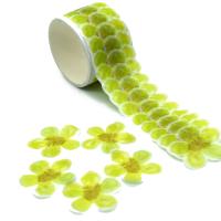 China Heat resistant Green Flowers 42g Washi Tape Stickers for sale