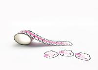 China Adhesive Cartoon Bun 35mm Washi Tape Stickers for sale