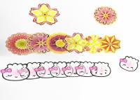 China Adhesive Cartoon Bun 35mm Washi Tape Stickers for sale