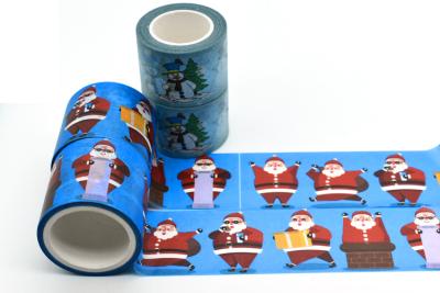 China Cute Santa Claus Christmas Washi Tape For Present for sale