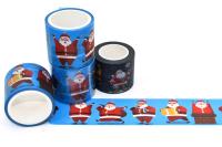 China 7mm Adhesive Paper Christmas Stickers Roll for sale