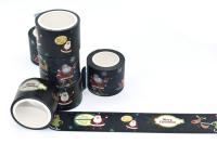 China Gift Wrapping Santa Claus 10m Xmas Washi Tape for sale