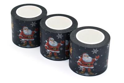 China Gift Wrapping Santa Claus 10m Xmas Washi Tape for sale