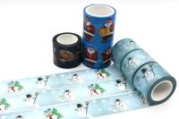China Multiple Uses CMYK Printed Christmas Washi Tape for sale