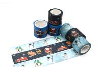 China Multiple Uses CMYK Printed Christmas Washi Tape for sale