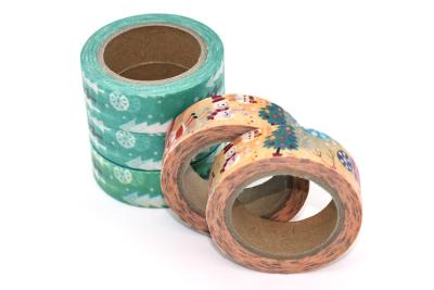 China Decorative Gift Adhesive Masking Tape For Christmas for sale