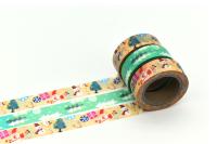 China Decorative Gift Adhesive Masking Tape For Christmas for sale