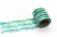 China Holiday Decoration DEC 15mm Christmas Washi Tape for sale