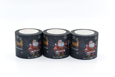 China Acrylic Adhesive Holiday Gift Wrapping Cute Washi Tape for sale