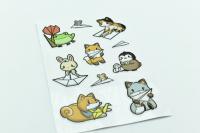 China Tearable 15mm Custom PVC Stickers For Phone Case for sale