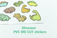 China Oil Proof Dinosaur PVC Vinyl Stickers For Scrapbook for sale