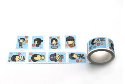China Stamp Die Cut Washi Tape Adhesive Masking Tape Custom Printing for sale