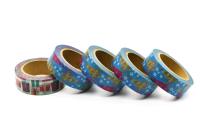 China Single Sided Stationary 10m Christmas Washi Tape for sale