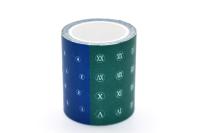 China Roman Numerals Printing Diy Packing Washi Paper Tape for sale