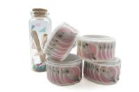 China DIY Scrapbooking Pink Sea Lion 65g Washi Tape Stickers for sale