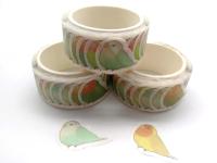 China Custom Printed Japanese Lovely Washi Tape Stickers CMYK Color for sale