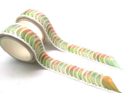 China Custom Printed Japanese Lovely Washi Tape Stickers CMYK Color for sale