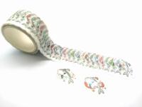 China 15mm Single Sided Fishes Pattern Washi Tape And Stickers for sale