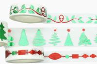 China Recyclable Creative Gold Foil Christmas Washi Tape for sale