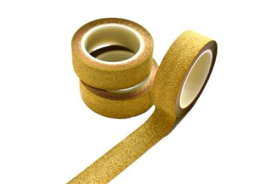 China Colorful Glitter Washi Tape For Gift Packing for sale