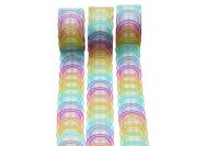 China Colorful Circle Decorative Sticker Tape For DIY Crafts for sale