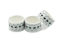 China 15mm Heat Resistant White Pattern Washi Tape Stickers for sale