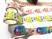 China CMYK 6 Colors Fresh Fruits Washi Tape Stickers for sale