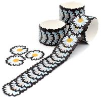 China UV Resistant Chrysanthemum 25mm Washi Roll Sticker for sale