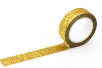 China Removable Adhesive 15mm Glitter Washi Tape For Crafts for sale