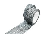 China 20mm Acrylic Adhesive Silver Glitter Washi Tape for sale