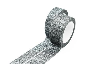China 20mm Acrylic Adhesive Silver Glitter Washi Tape for sale