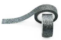 China 20mm Acrylic Adhesive Silver Glitter Washi Tape for sale
