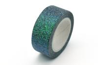 China Sparkly Textured Finish 25mm Glitter Adhesive Tape for sale