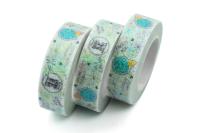 China Acrylic Adhesive 7m Glitter Washi Tape For DIY Sticker for sale