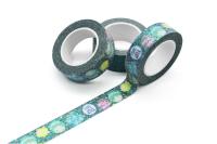 China Easy Tearing Glitter Colorful Washi Tape Stickers for sale