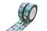 China Easy Tearing Glitter Colorful Washi Tape Stickers for sale